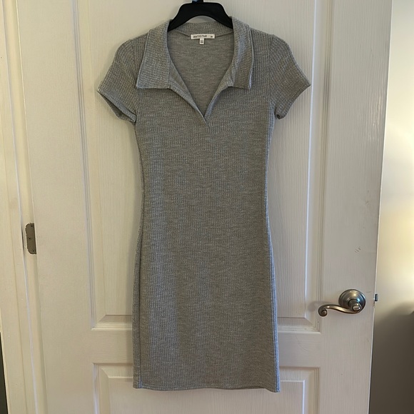 antistar | Dresses | Collared Grey Dress | Poshmark